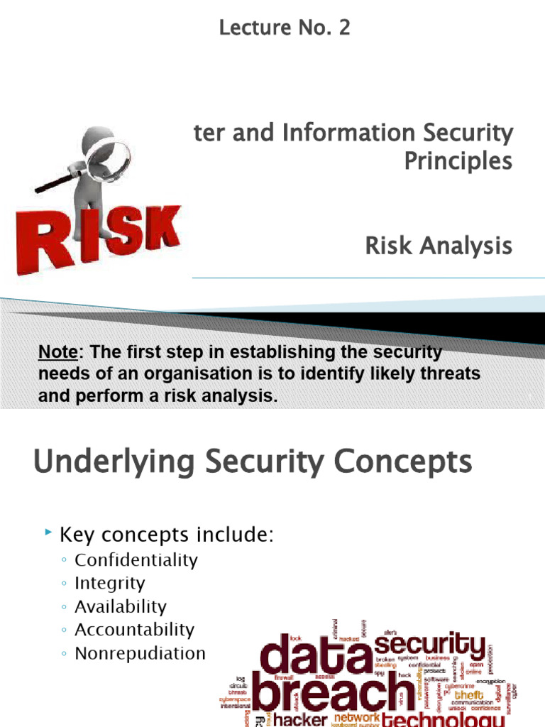 Lecture 2 - Risk Analysis | Download Free PDF | Vulnerability (Computing) | Information Security