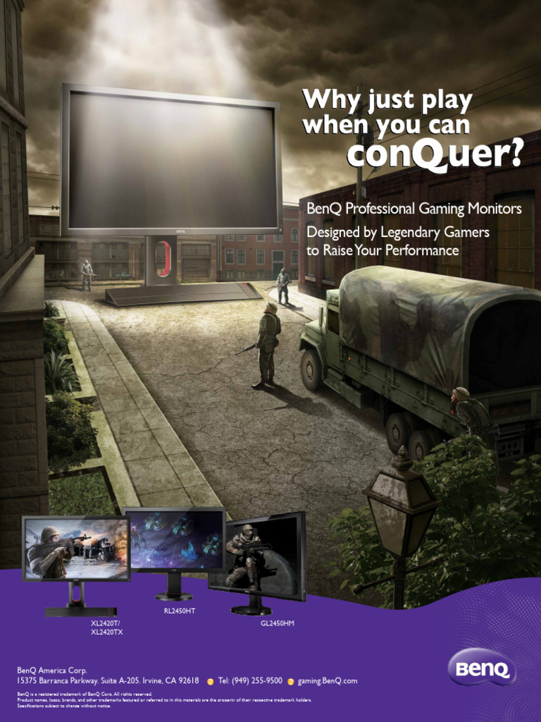 GamingMonitor Brochure BQus June2012 | PDF | Computer Monitor | Film ...
