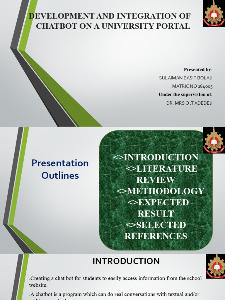 Chat Bot Power Point | PDF | Computing | Cyberspace