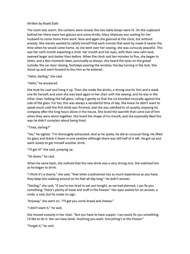 Written by Roald Dahl | PDF