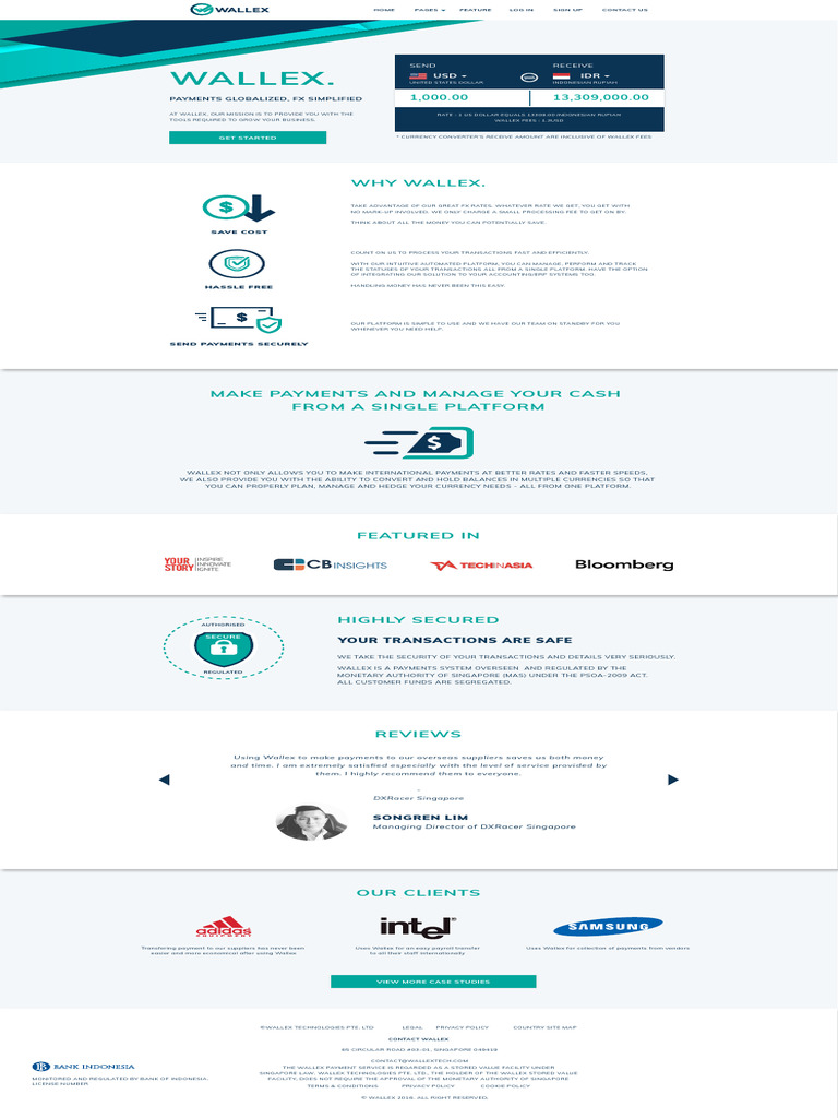 Wallex Homepage | PDF | Money | United States Dollar