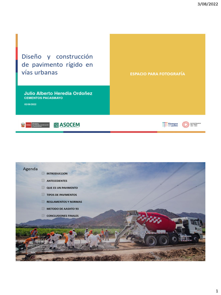 CHARLA DE ASOCEM (1) | PDF | Hormigón | El módulo de Young