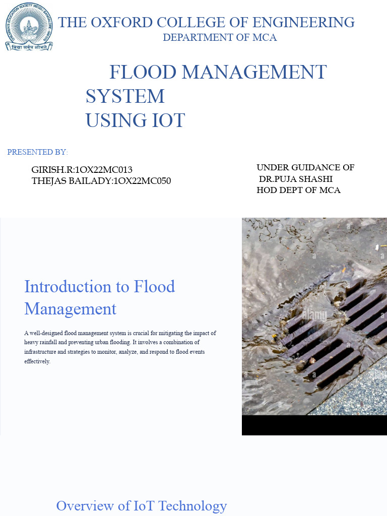 Introduction to Flood Management | PDF | Internet Of Things | Flood