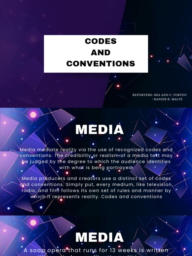 MIL Lesson 3 Codes and Conventions - 20240313 - 201626 - 0000 | PDF ...