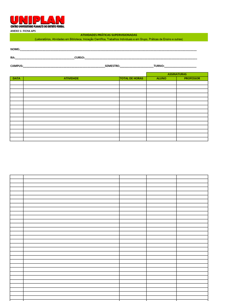 Formulario Aps | PDF | Carreira e Crescimento | Arte