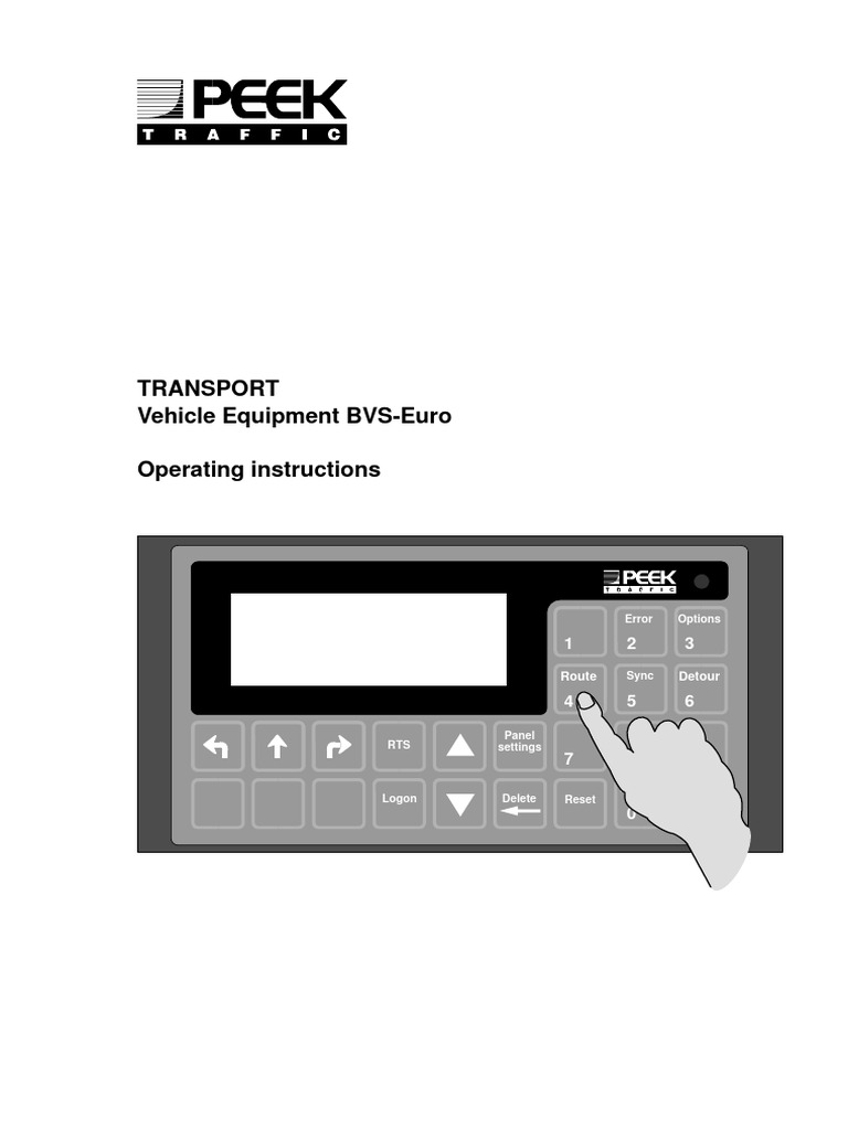 User Manual BVS | PDF | Menu (Computing) | Computer Keyboard