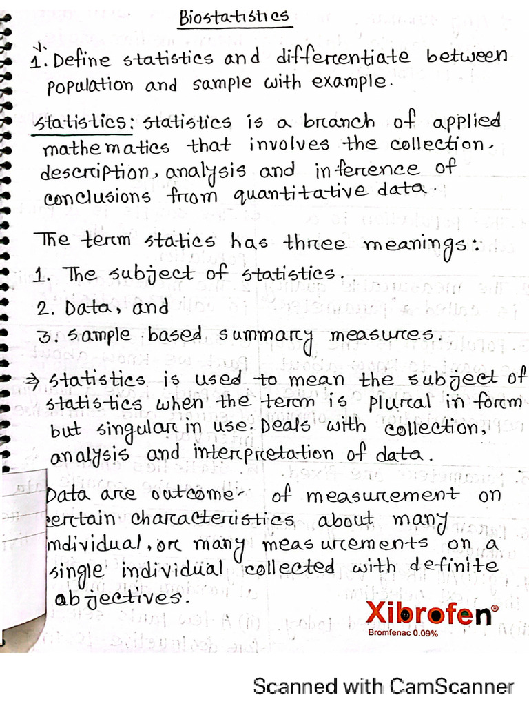 Biostatistics | PDF