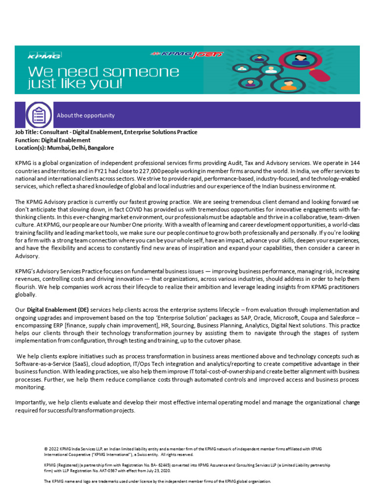 Campus JD - Digital Enablement (MBA) Enterprise Solutions | PDF | Limited Liability Partnership ...