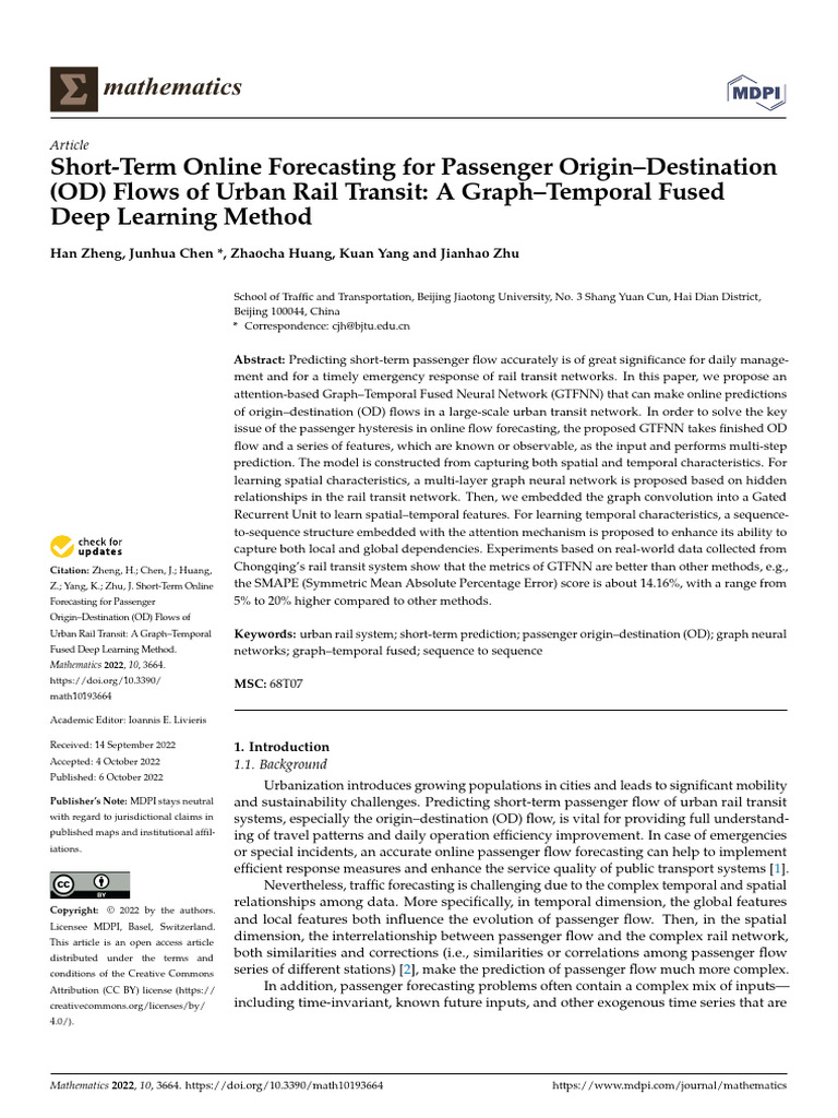 A Graph–Temporal Urban Rail Fused Deep Learning Method | PDF | Deep ... A Graph–Temporal Urban Rail Fused Deep Learning Method | PDF | Deep ...