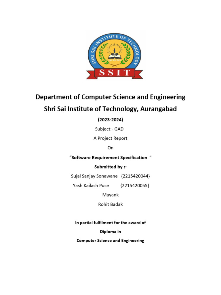 SEN MICROProject | PDF | Computing | Systems Engineering