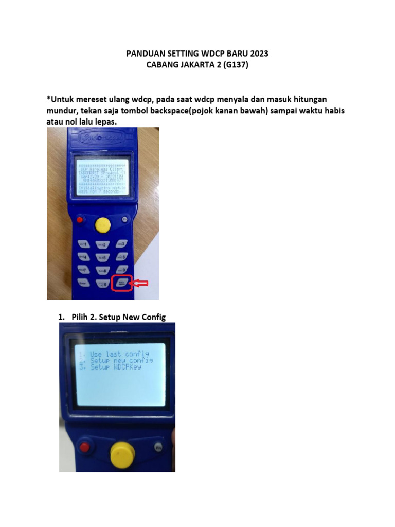Panduan Setting WDCP Baru 2023 Jakarta 2 | PDF