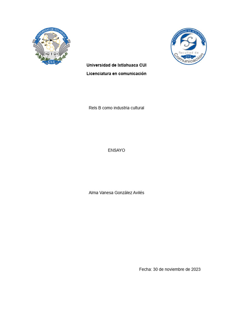 Rels B Como Industria Cultural | PDF | Moda | Autenticidad (filosofía)