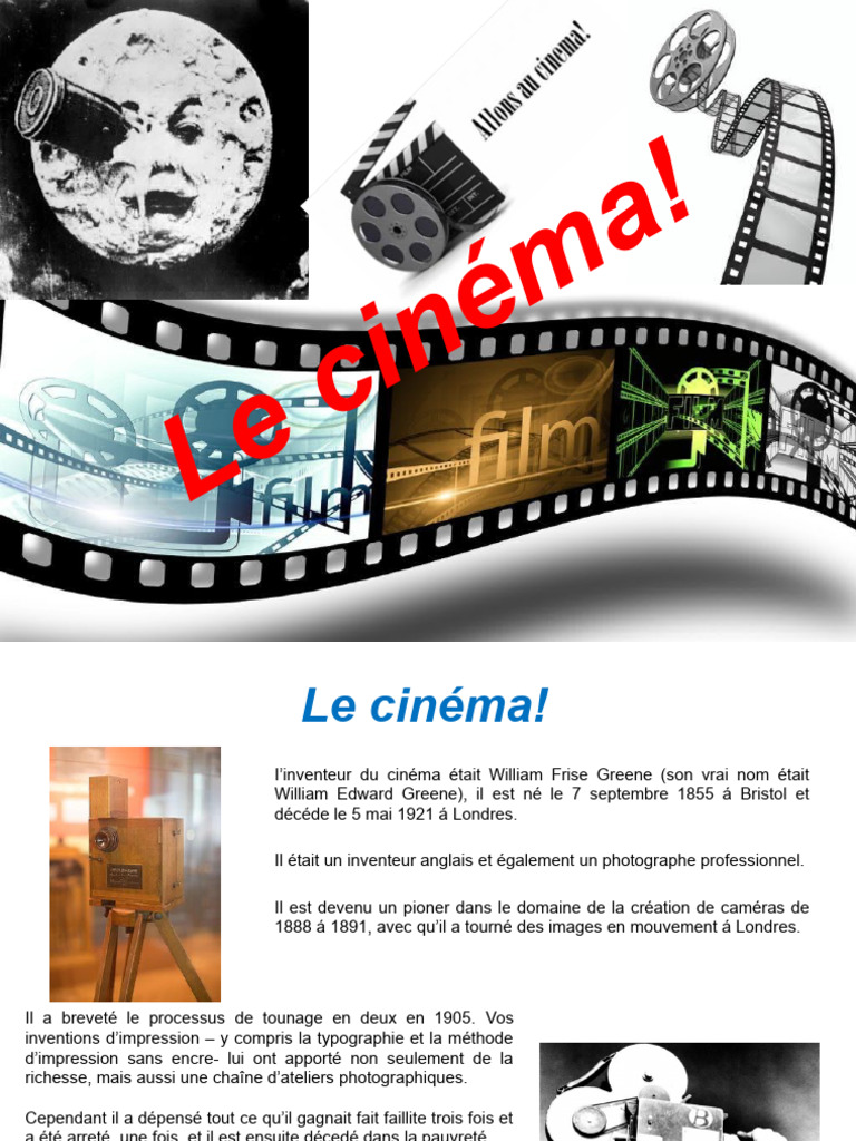 Le Cinéma | PDF | Cinématographie | Cinéma de France