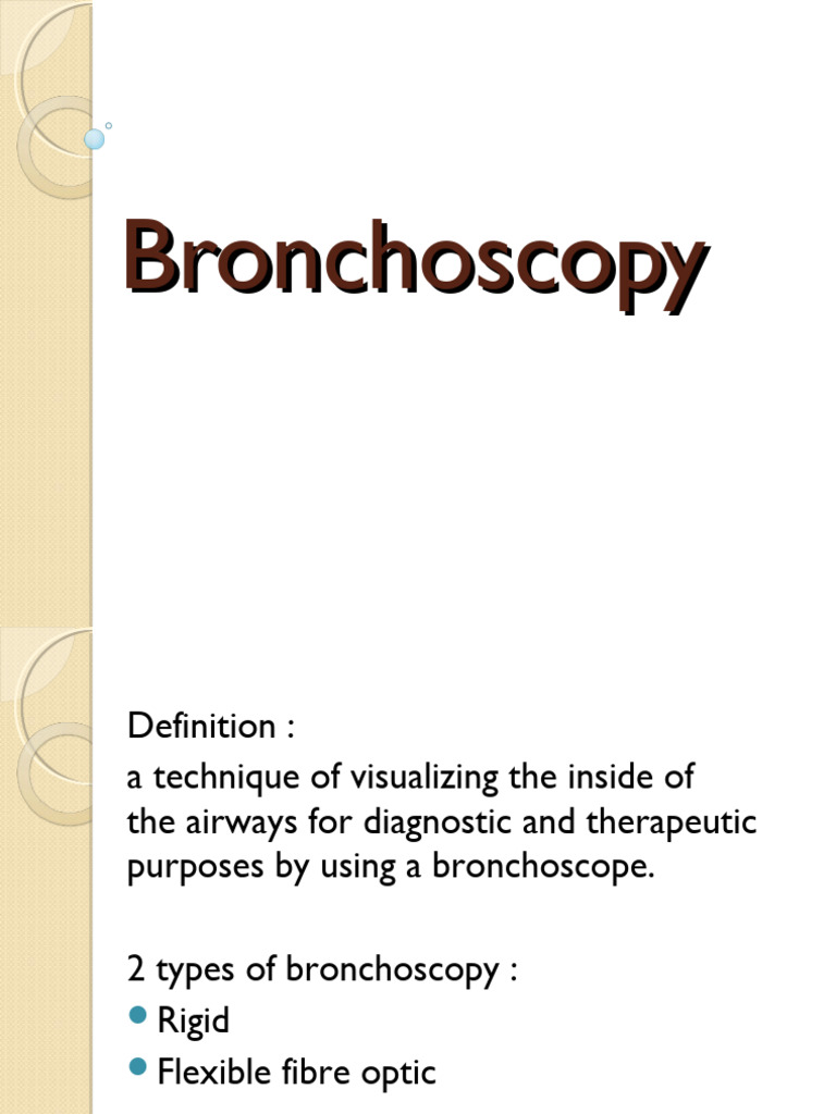 Bronchos | PDF | Thorax | Clinical Medicine