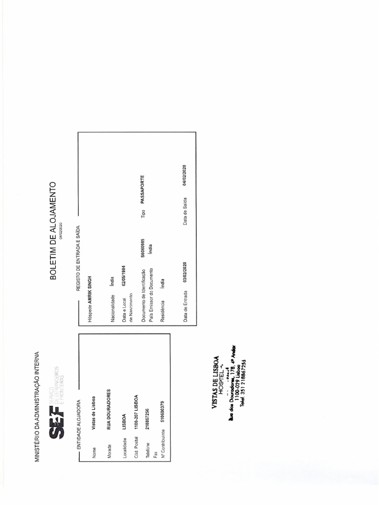 Sef Entry Amrik Singh DK | PDF