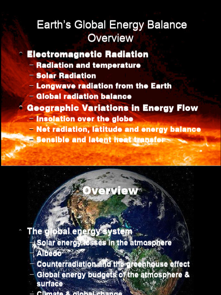 L5 Global Energy Balance | PDF | Electromagnetic Radiation | Greenhouse ...