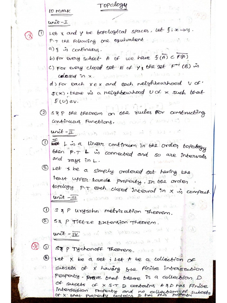 Topology Questions | PDF