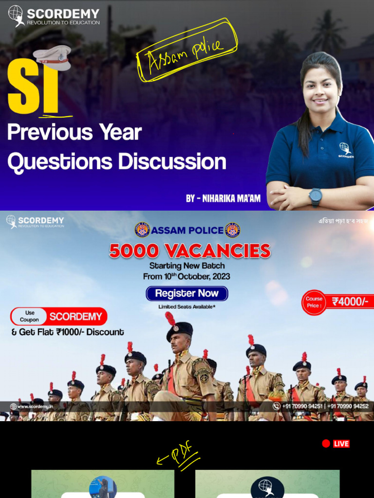 SI_Previous_year_questions_discussion_by_NIHARIKA_MA'AM_NoCopy | PDF