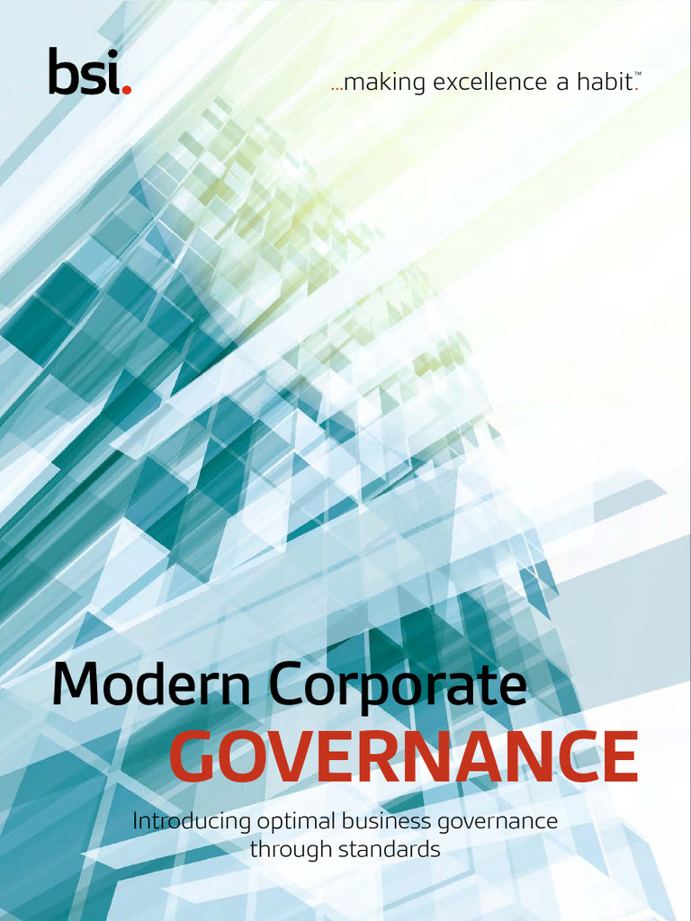 Bsi Modern Corporate Governance Report | PDF | Occupational Safety And ...