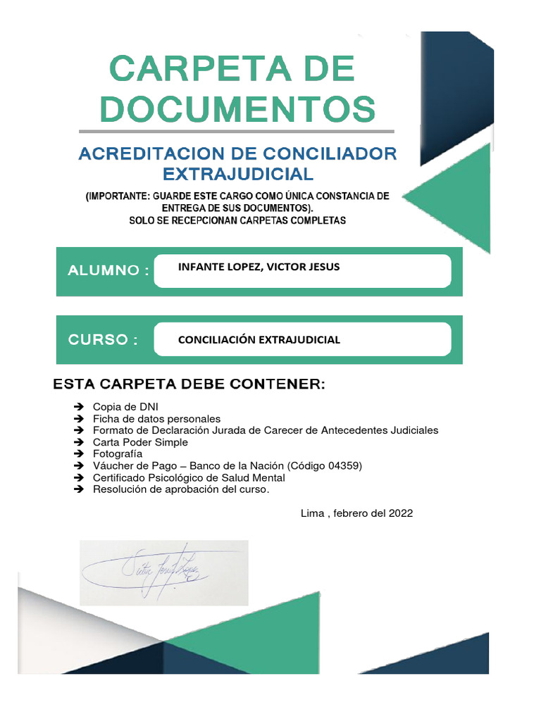 99 Basico Infante Lopez Victor Jesus | PDF | Documento de identidad