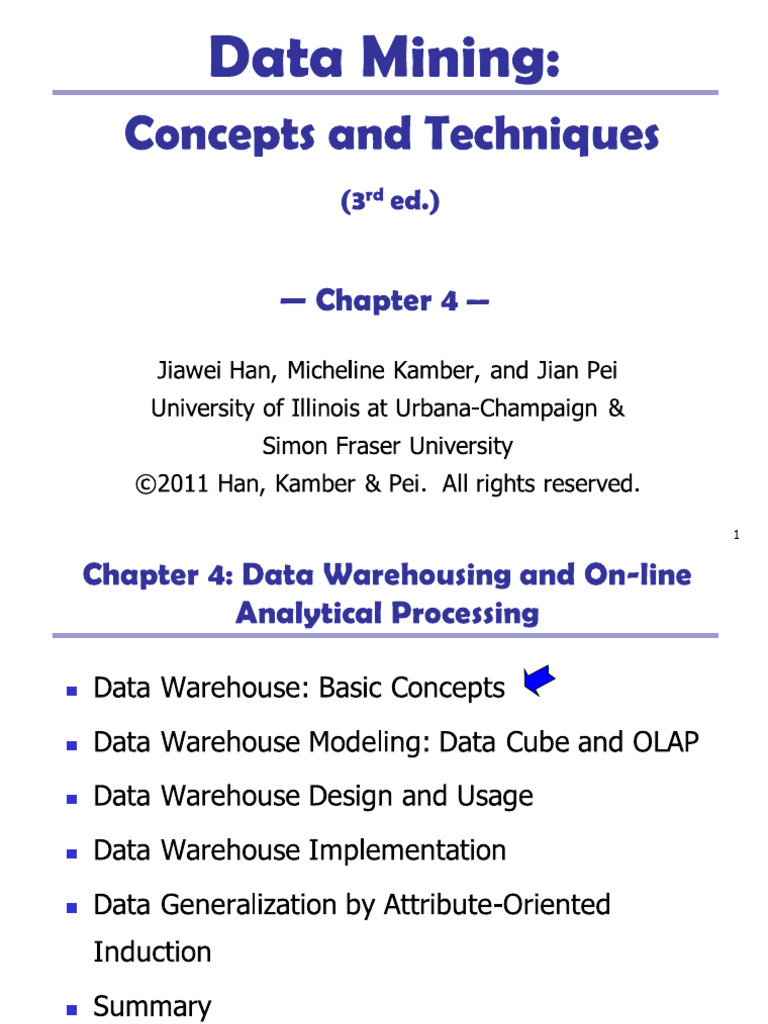 Chapter -4 Data Mining | PDF