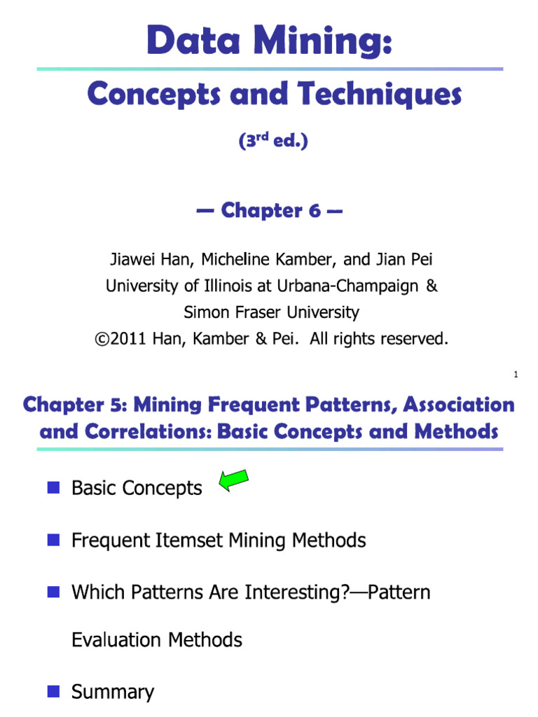 Chapter - 6 Data Mining | PDF