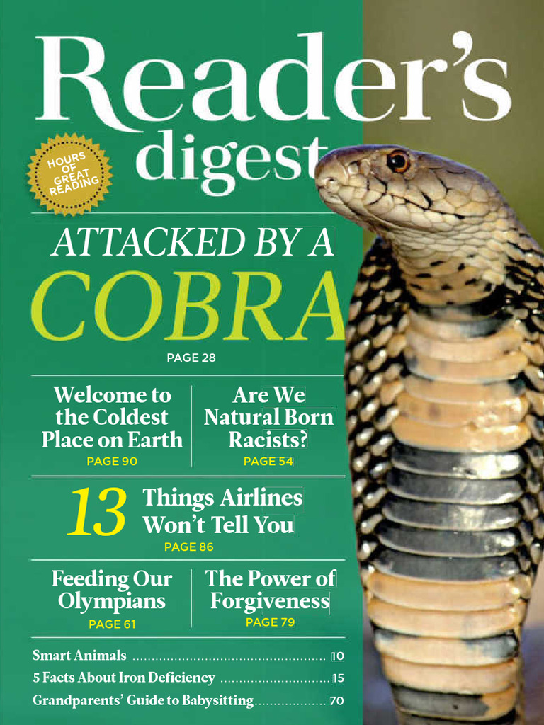 Reader's Digest - July 2016 | PDF | Prostate Specific Antigen