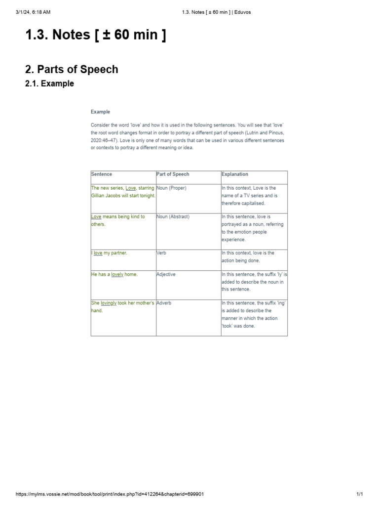 Understanding Parts of Speech | PDF | Part Of Speech | Noun