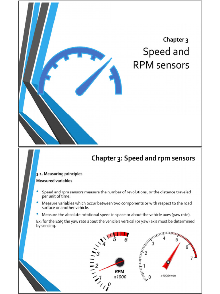 04 - Sensor - C3 Speed and RPM Sensors St. | PDF