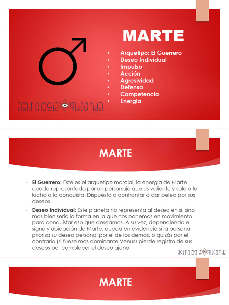 CLASE 1 - Marte | PDF | Marte | Agresión