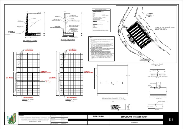 05.Muros de Contención-Model | PDF | Materiales | Material compuesto