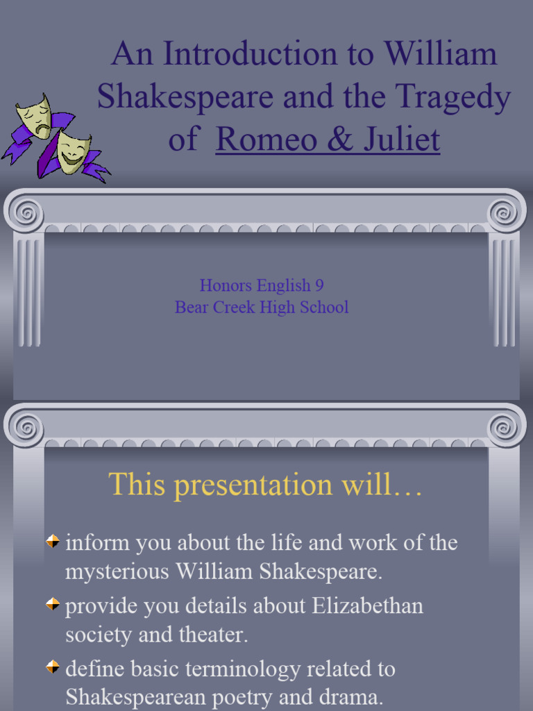 Romeo and Juliet Power Point Presentation | PDF | William Shakespeare ...