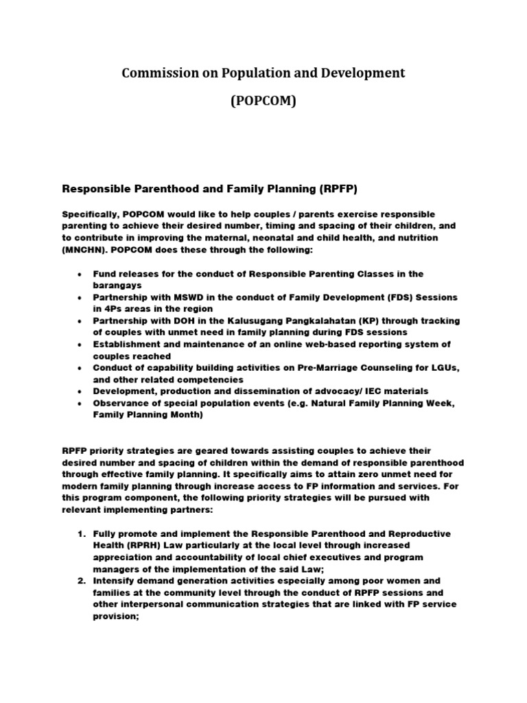 Commission On Population and Development | PDF | Child Mortality ...