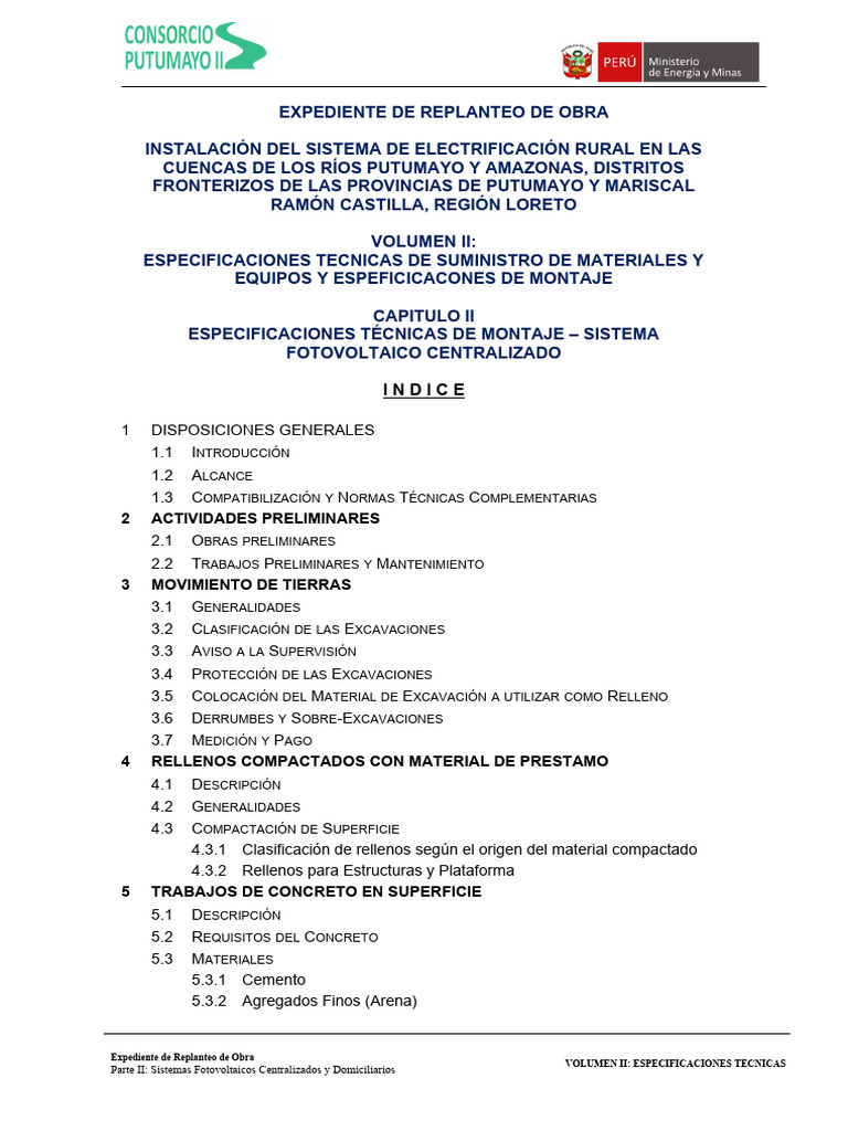 03. EETT OBRAS CIVILES | PDF | Fundación (Ingeniería) | Hormigón