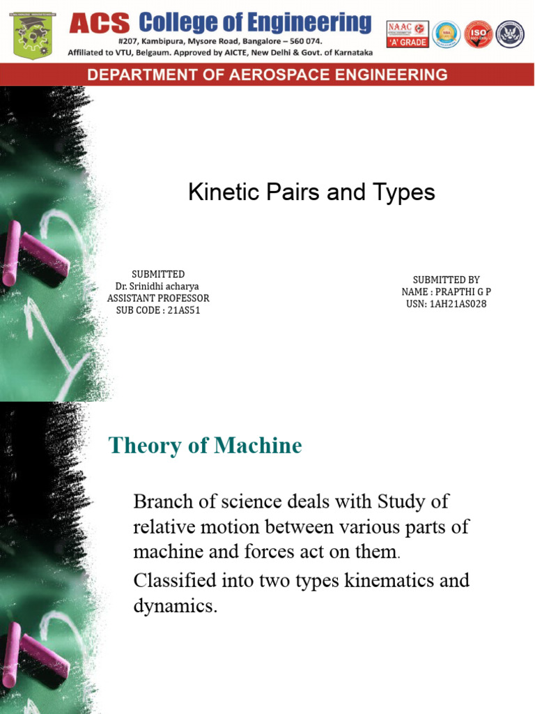 Tom I Expt No 1 | PDF | Kinematics | Machines