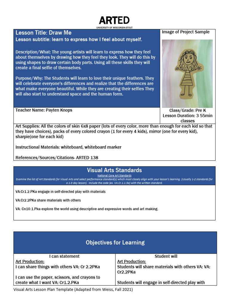 Pre K Lesson Plan | Download Free PDF | Lesson Plan | Rubric (Academic)