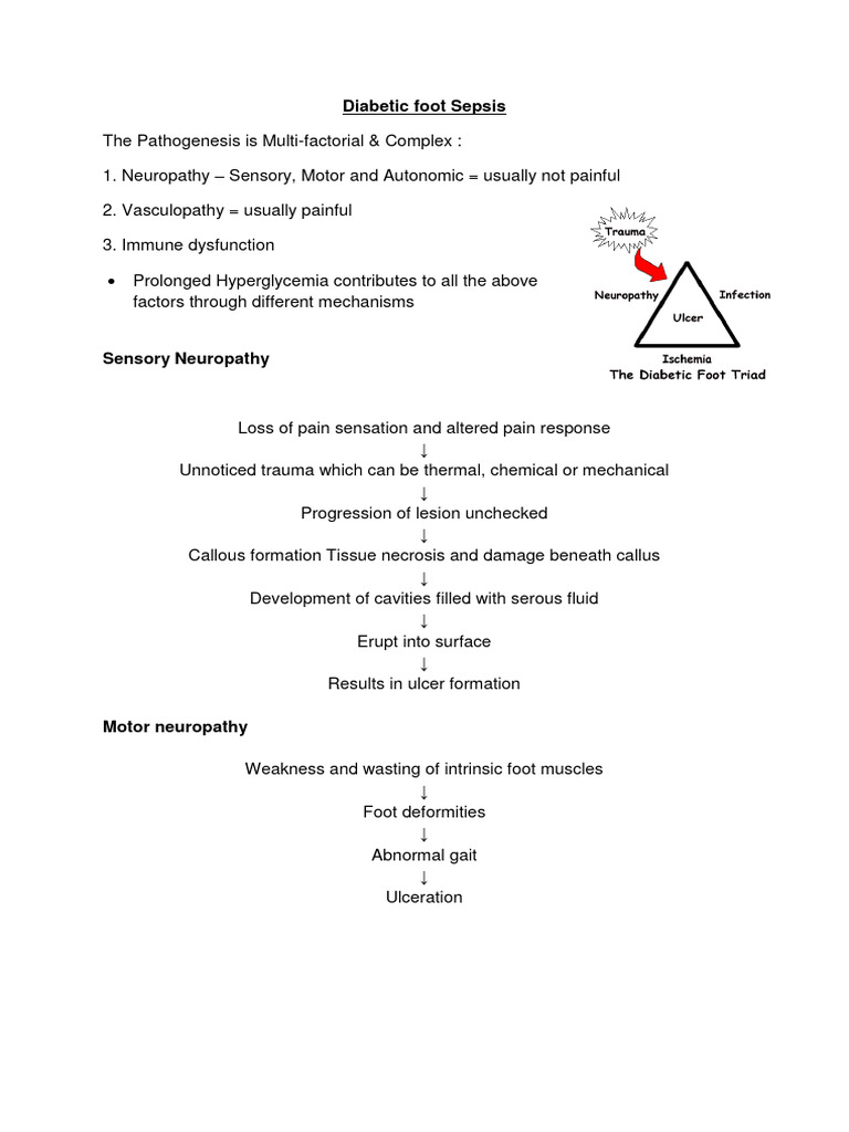Diabetic Foot Sepsis | PDF | Toe | Sepsis