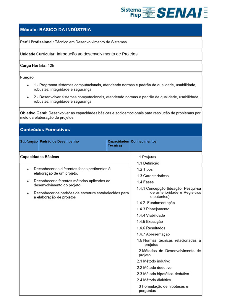 Introdução Ao Desenvolvimento de Projetos | PDF | Pedagogia ... Introdução Ao Desenvolvimento de Projetos | PDF | Pedagogia ...