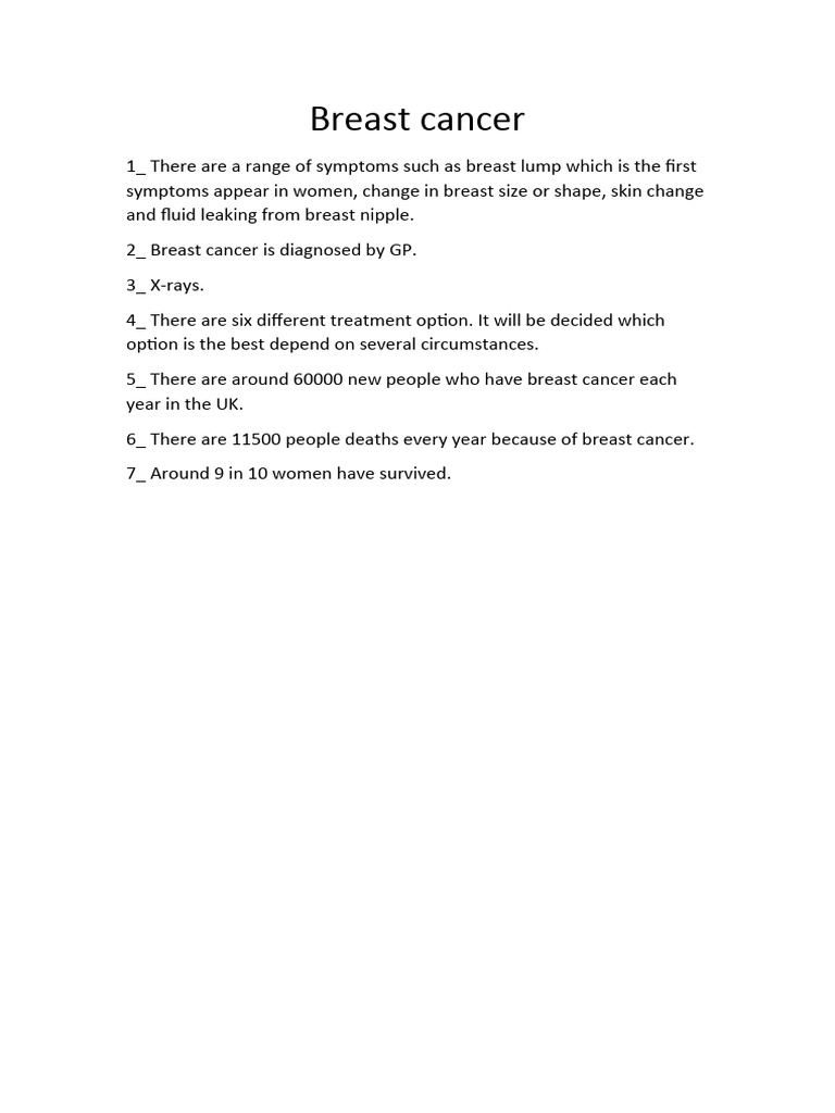 Breast Cancer | PDF