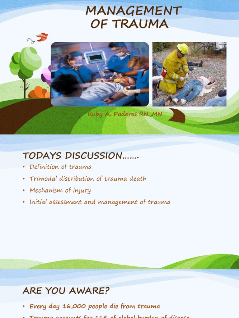 Trauma Assessment | PDF | Major Trauma | Bleeding