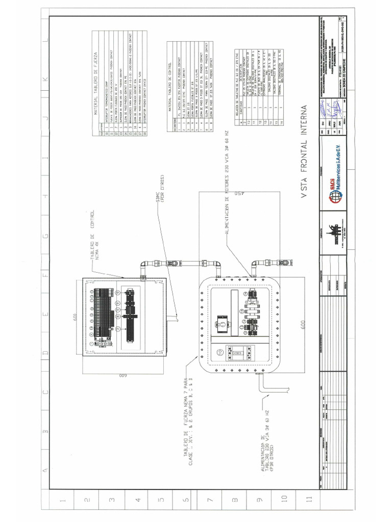 1.8 Esquematico Tablero de Control | PDF
