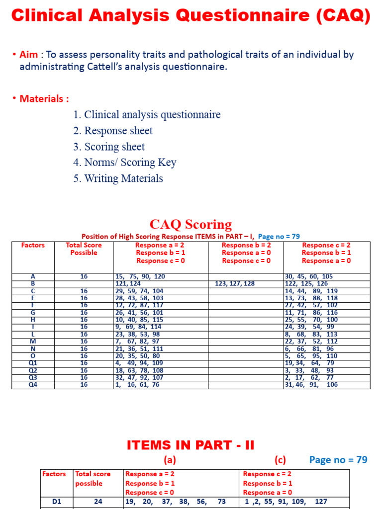 Clinical Assessment Test | PDF | Child Development | Psychotherapy