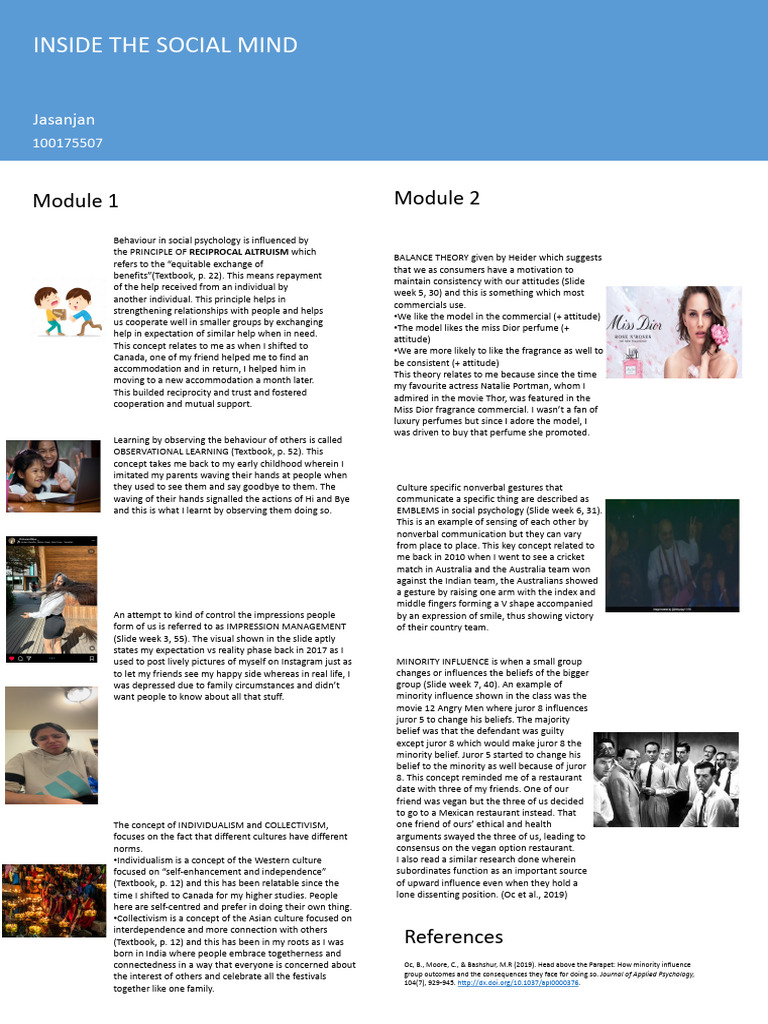 Poster Template | PDF | Nonverbal Communication | Social Psychology