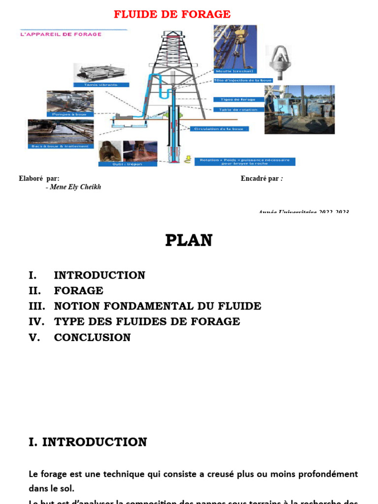 Fluide de Forage | PDF | Forage | Fluide