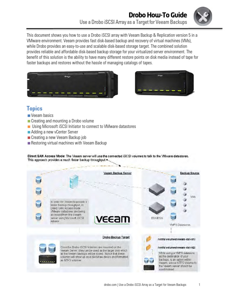 Drobo How-To Guide | PDF | Backup | Virtual Machine