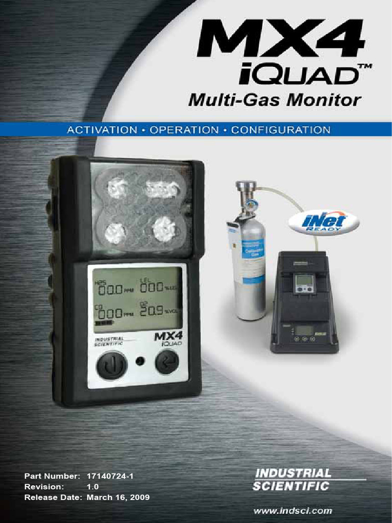 MX4 Gas Detector User Guide | PDF | Rechargeable Battery | Calibration