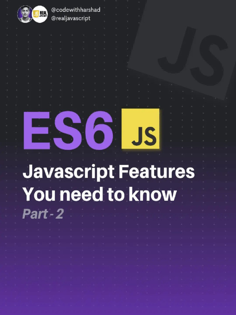 ES6 - Part 2 PDF | PDF