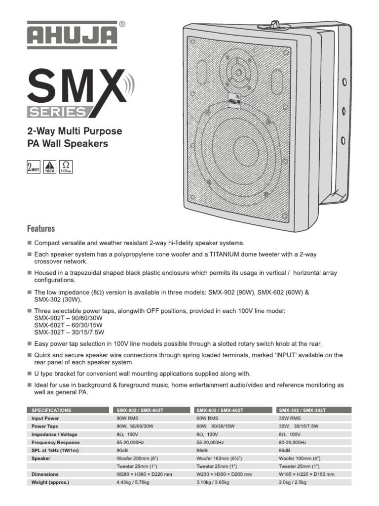 0-SMX Series OM | PDF