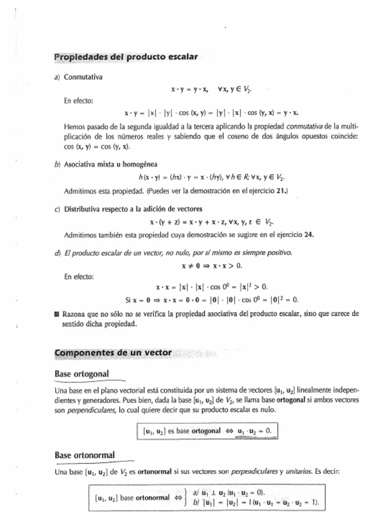 Base Ortogonal Ortonormal Bup | PDF