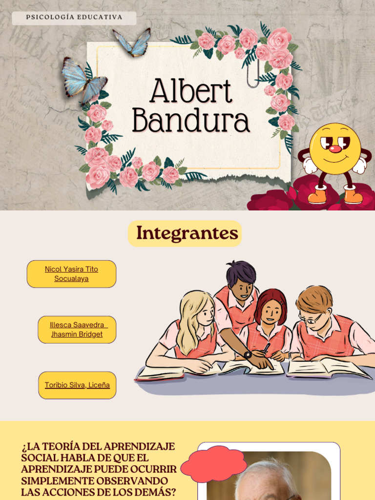 Albert Bandura | PDF | Autoeficacia | Aprendizaje